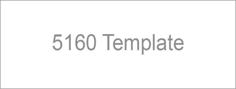 5160 PDF template - File Splice
