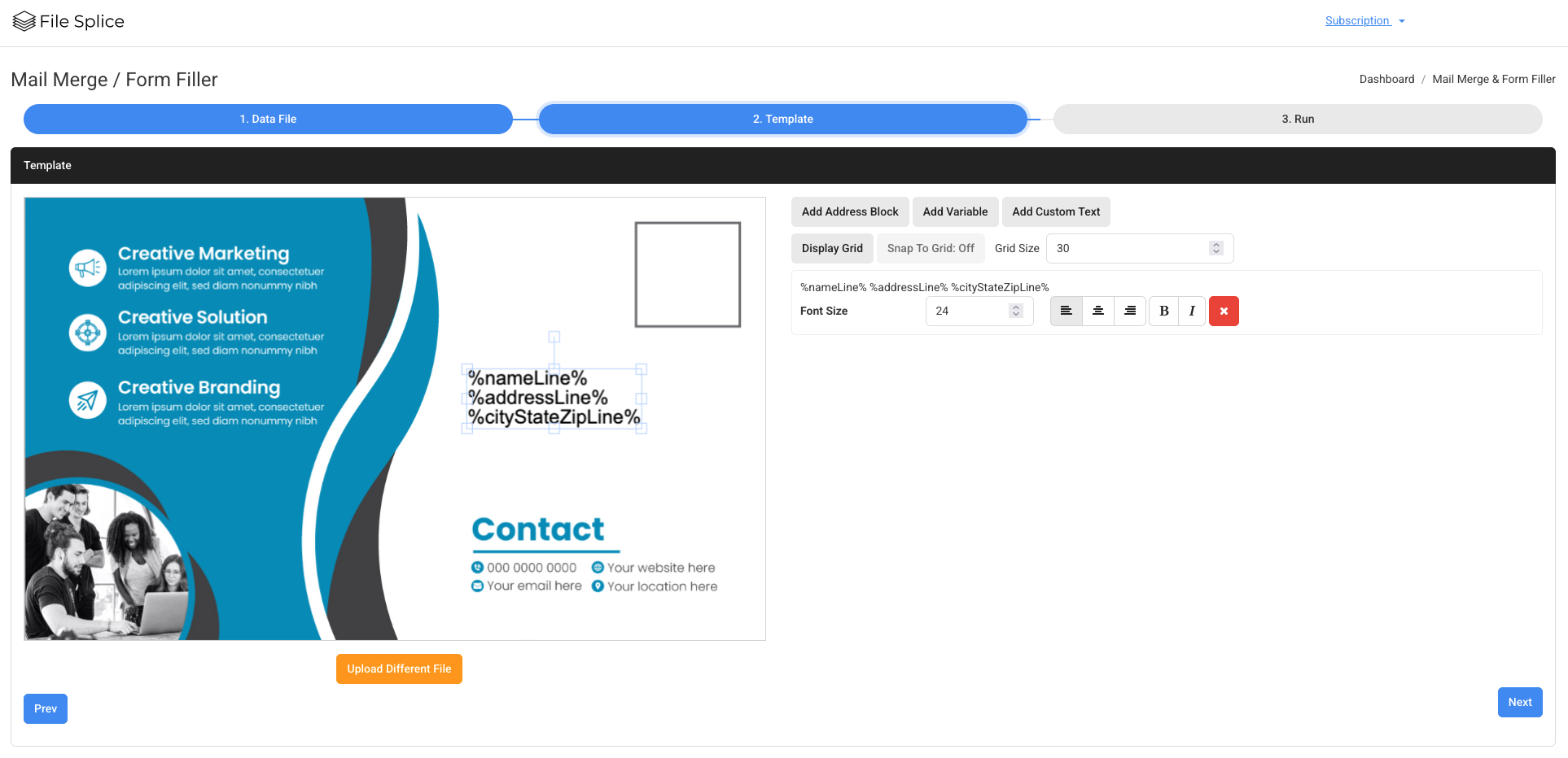 Mail Merge Made Simple - File Splice